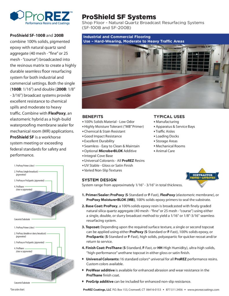 System Data Sheets Archives - ProREZ Coatings